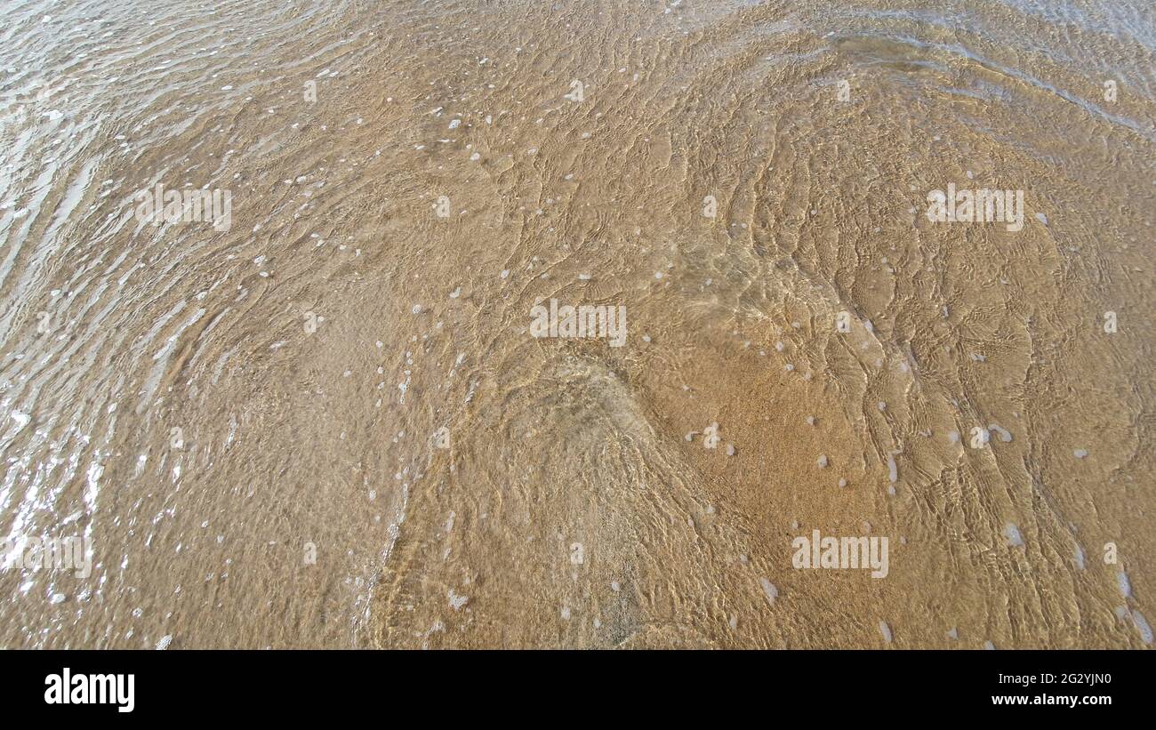 Sand and water: patterns and lines in sand created by the and water ...