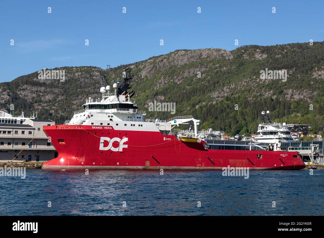 Offshore Anchor Handling Tug Supply vessel (AHTS) Skandi Hera in the ...
