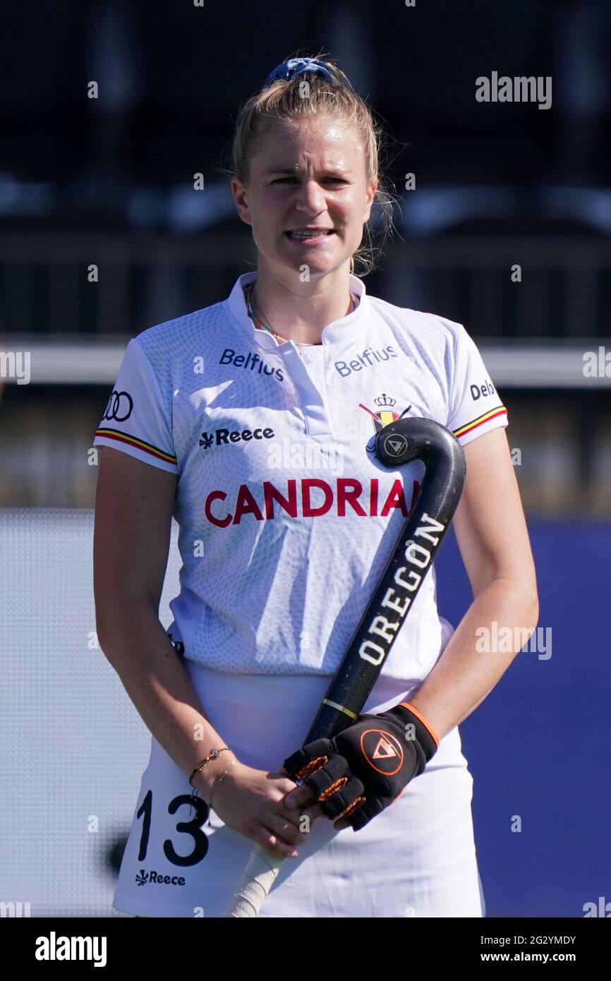 AMSTELVEEN, NETHERLANDS - JUNE 13: Alix Gerniers of Belgium during the ...