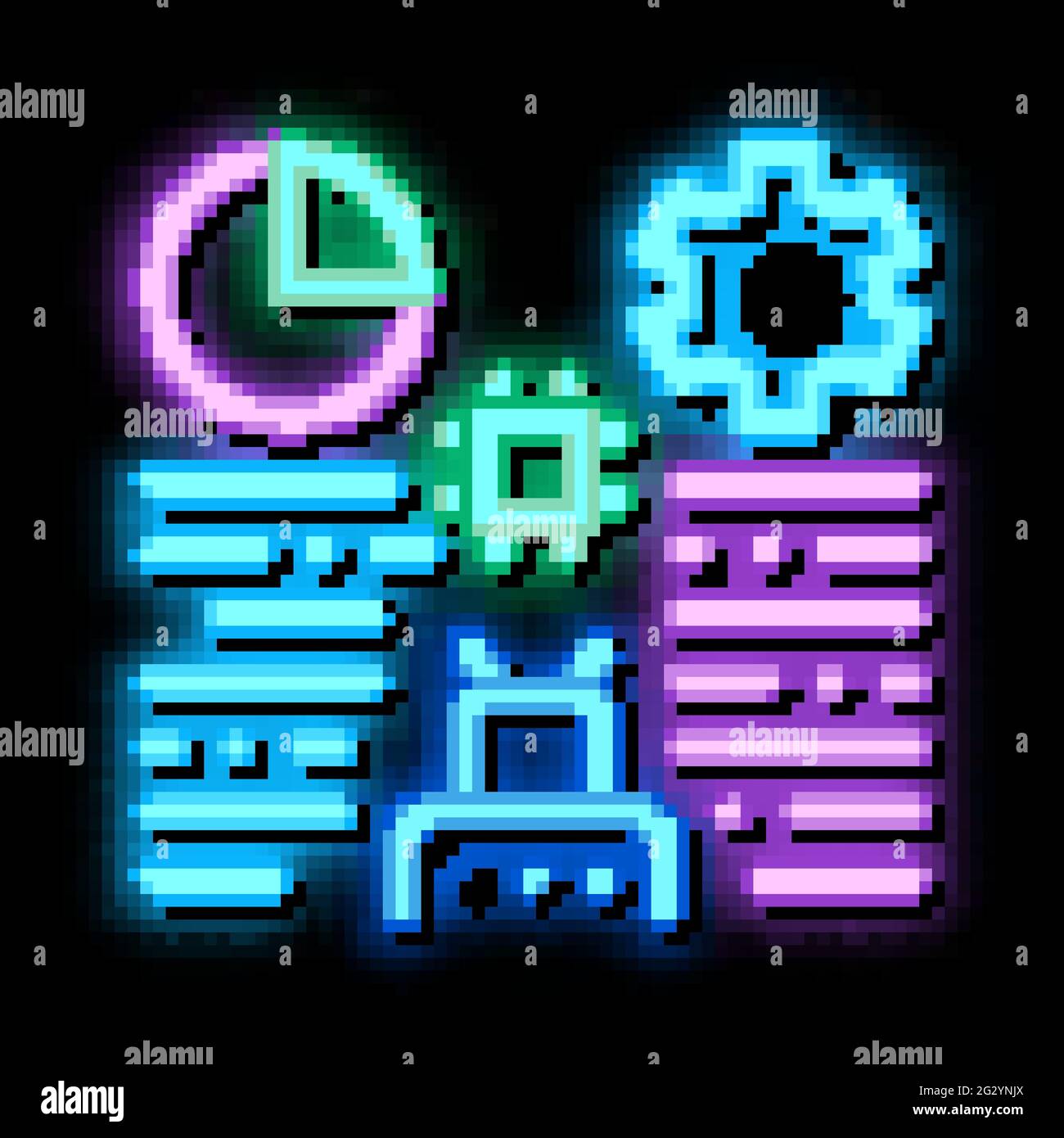 robot machine learning neon glow icon illustration Stock Vector Image ... robot machine learning neon glow icon illustration Stock Vector Image ...