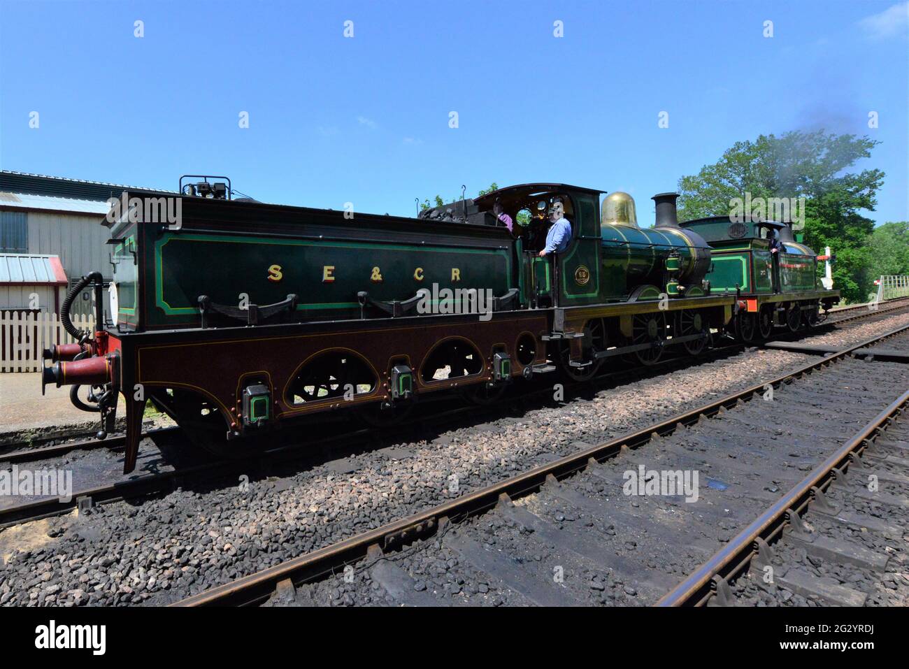 An 01 class steam locomotive Stock Photo - Alamy