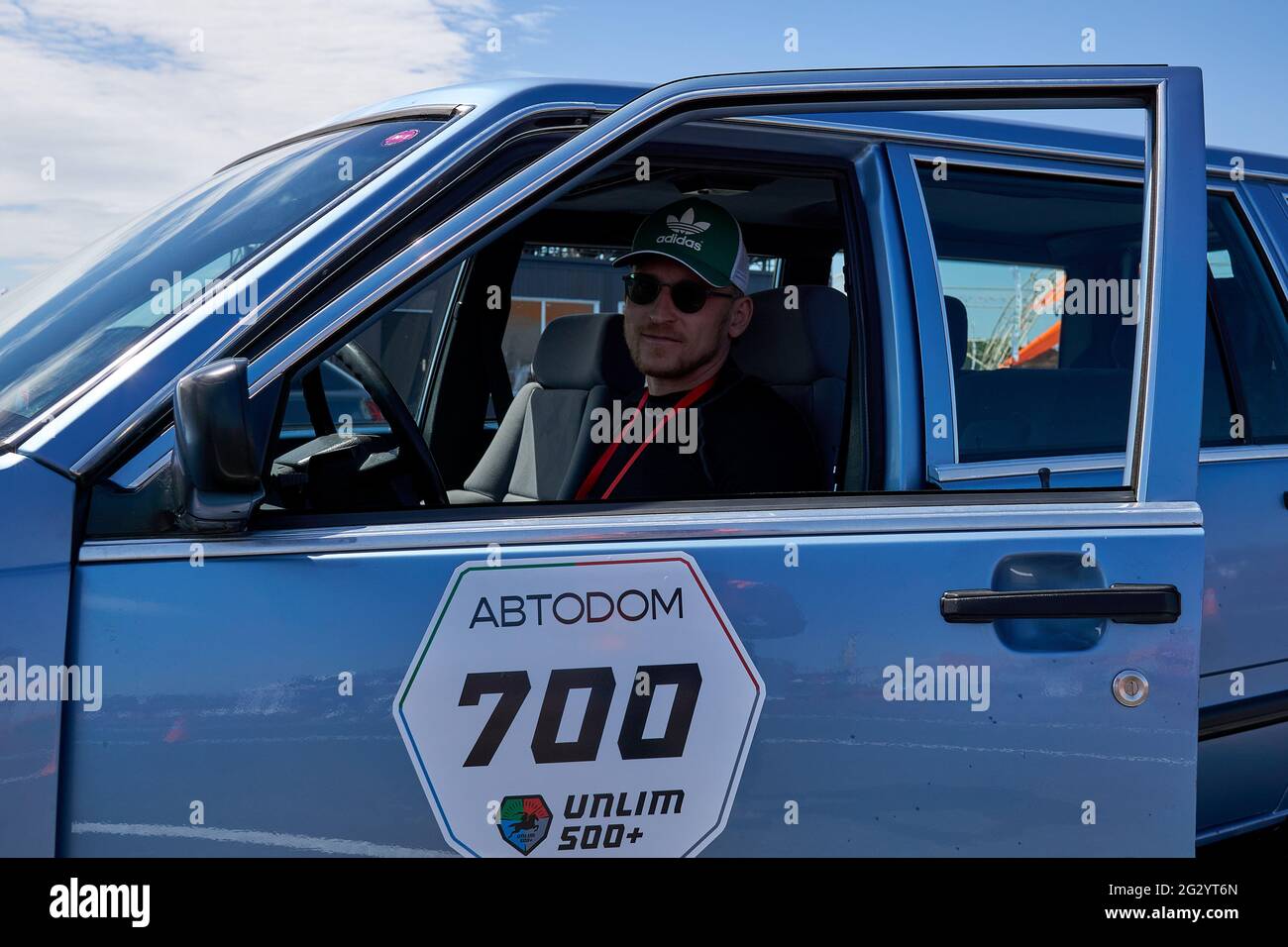 Racer behind the wheel of a car.On June 5 and 6 at the territory of ...