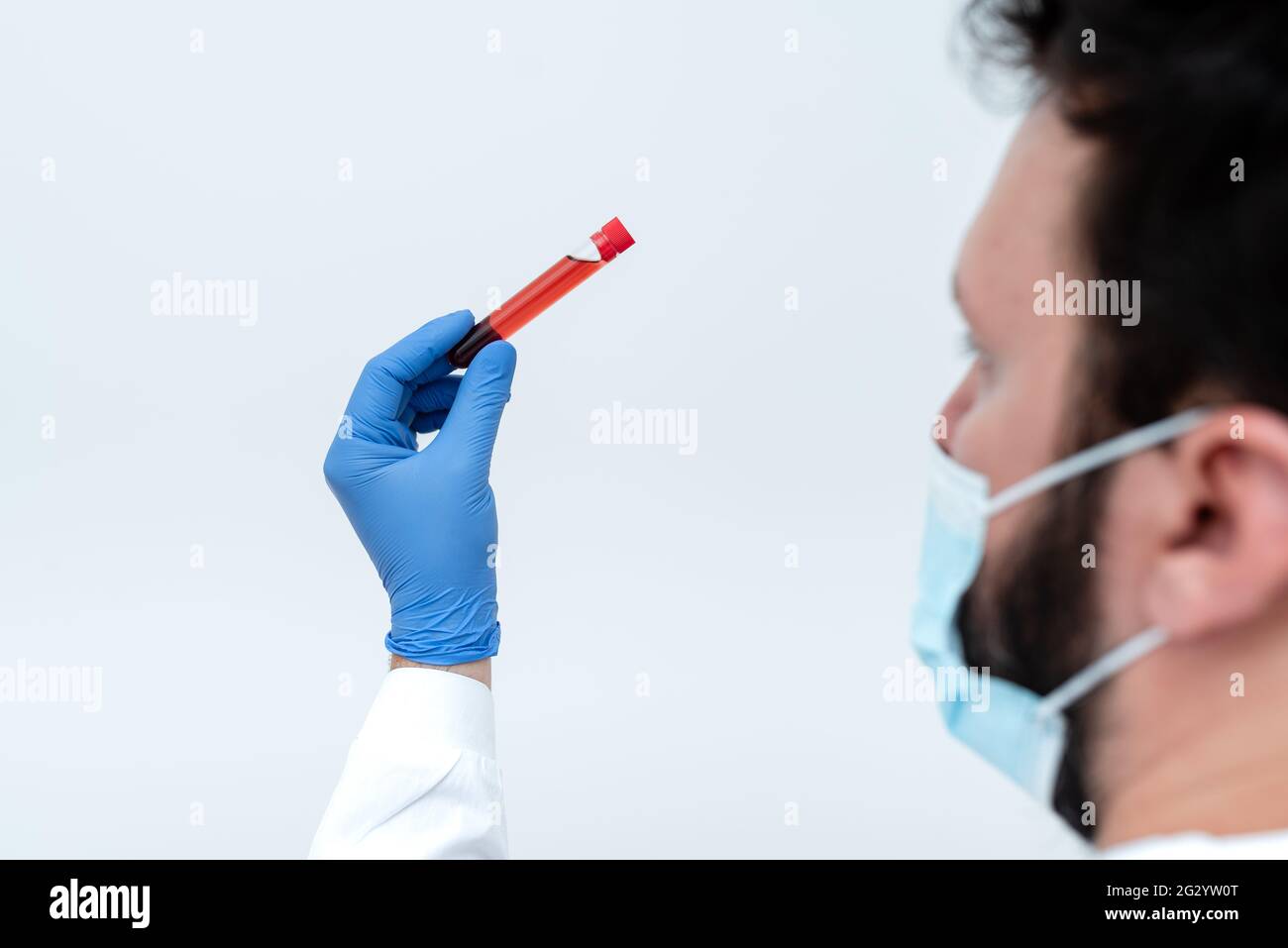 Research Scientist Presenting New Medicine, Researching Preventive ...