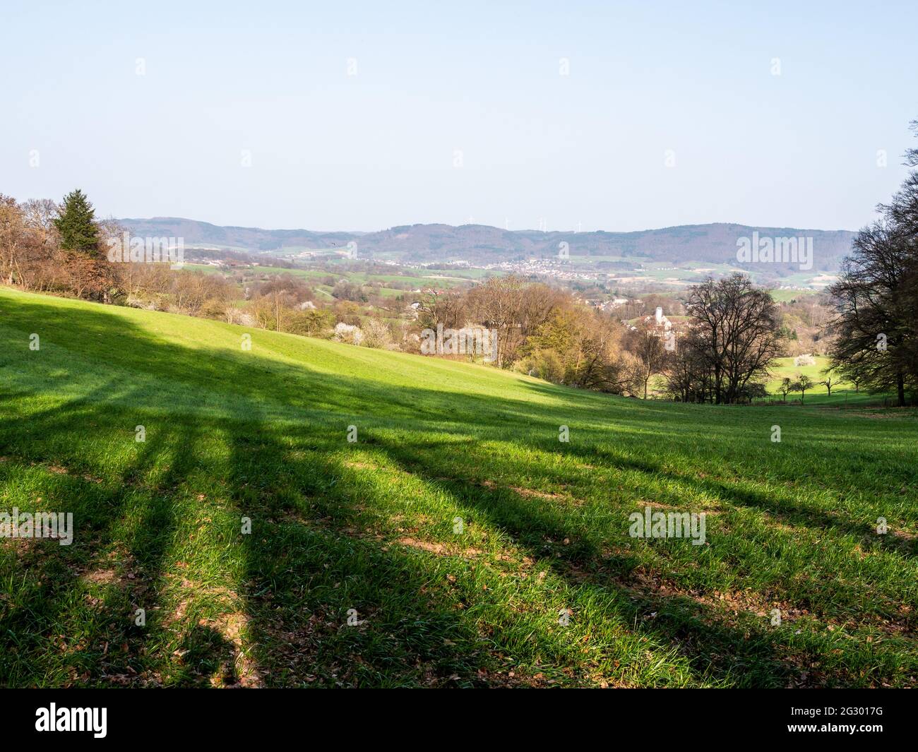 Heppenheim, Odenwald landscape, spring, germany Stock Photo - Alamy