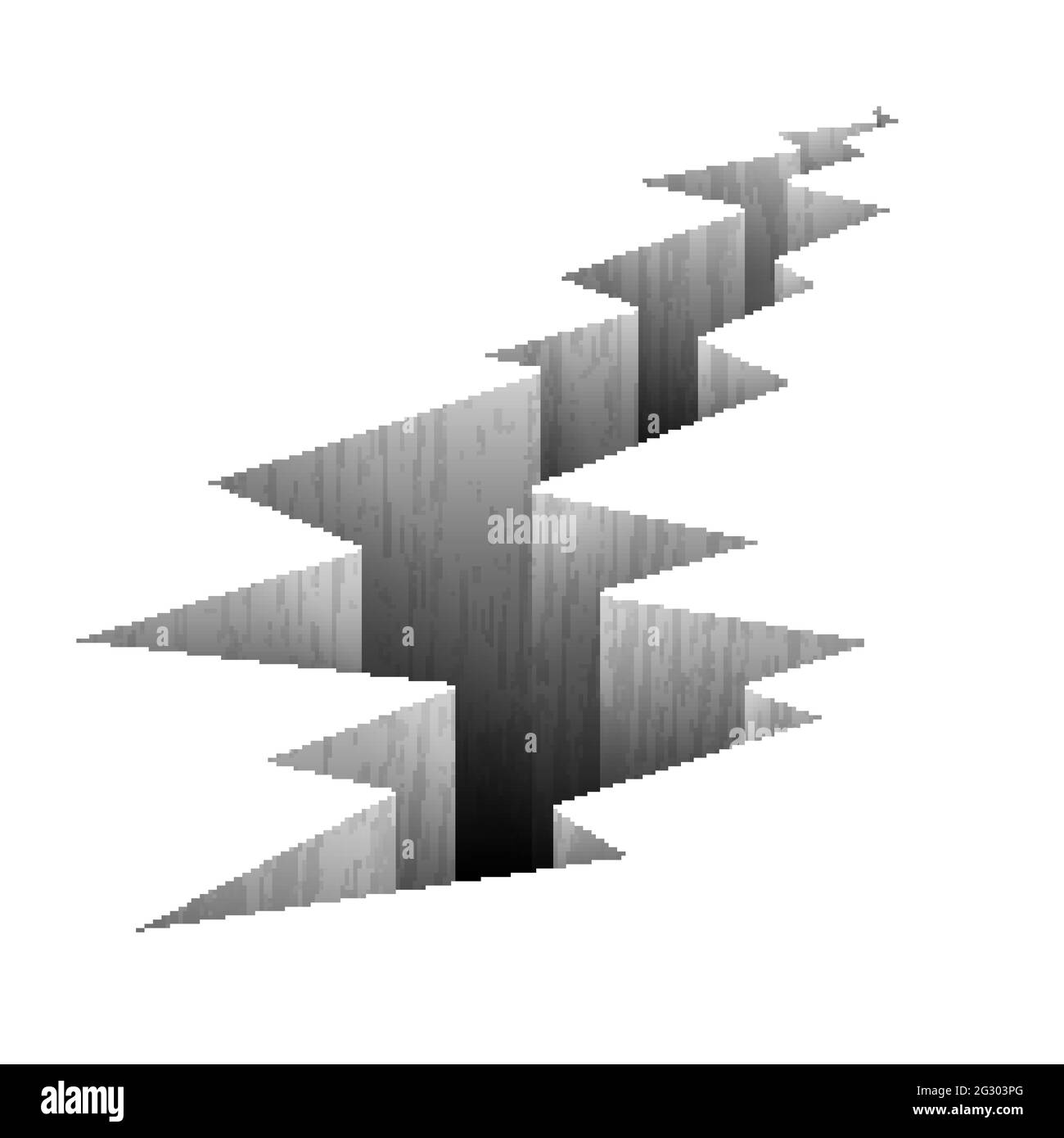 Crack On Ground Stock Vector Images - Alamy