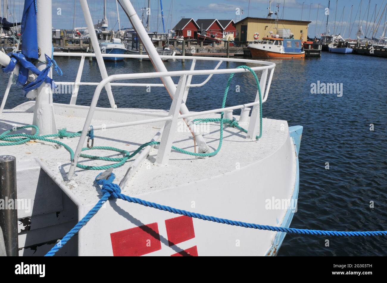 Dragor / Denmark. 13 June 2021, The old Dragor village small fishing ...