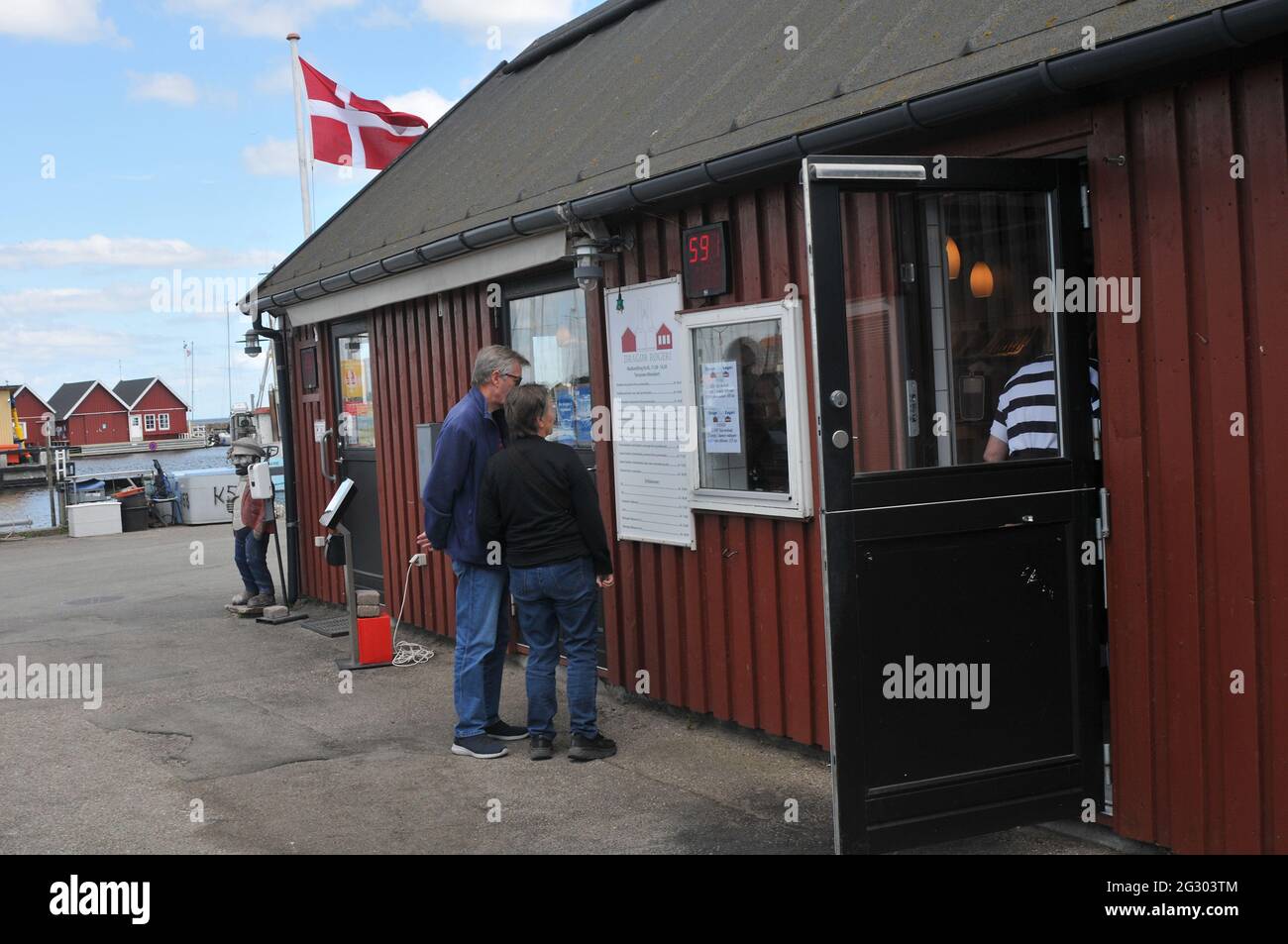 Dragor / Denmark. 13 June 2021, The old Dragor village small fishing ...