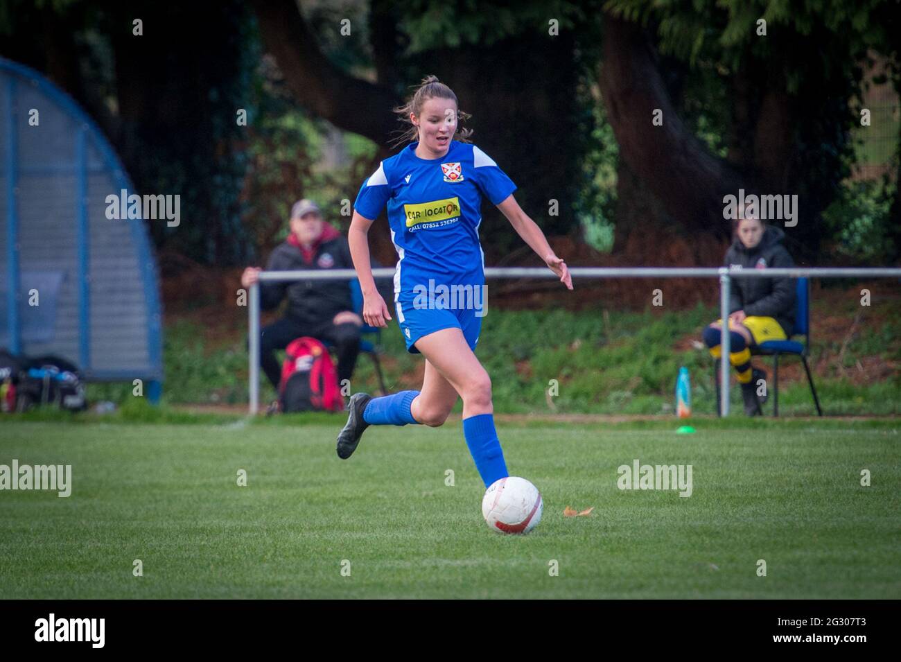 Abergavenny, Wales 22 November 2020. Welsh Premier Womens League Cup ...