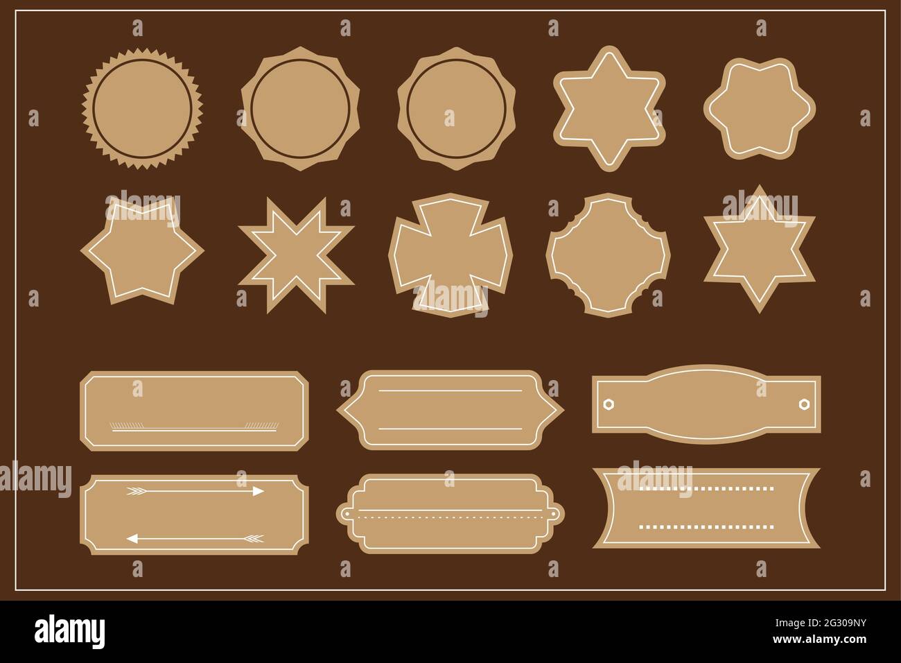 Vintage quality label in Stock Vector Images - Alamy