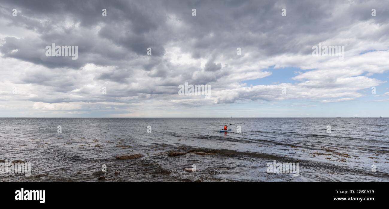 Landscape, this is a seafront from Kiel in Germany Stock Photo - Alamy