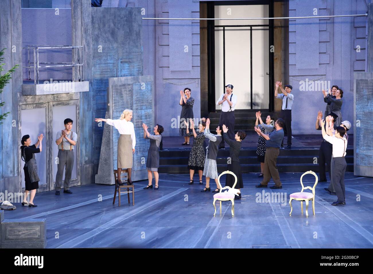 Premiere: Musical "Evita" , in den Hauptrollen Anna Gössi,Max Dollinger ...