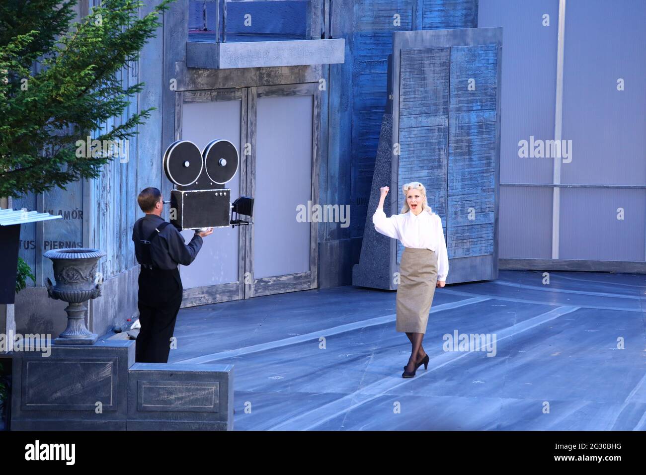 Premiere: Musical "Evita" , in den Hauptrollen Anna Gössi,Max Dollinger ...