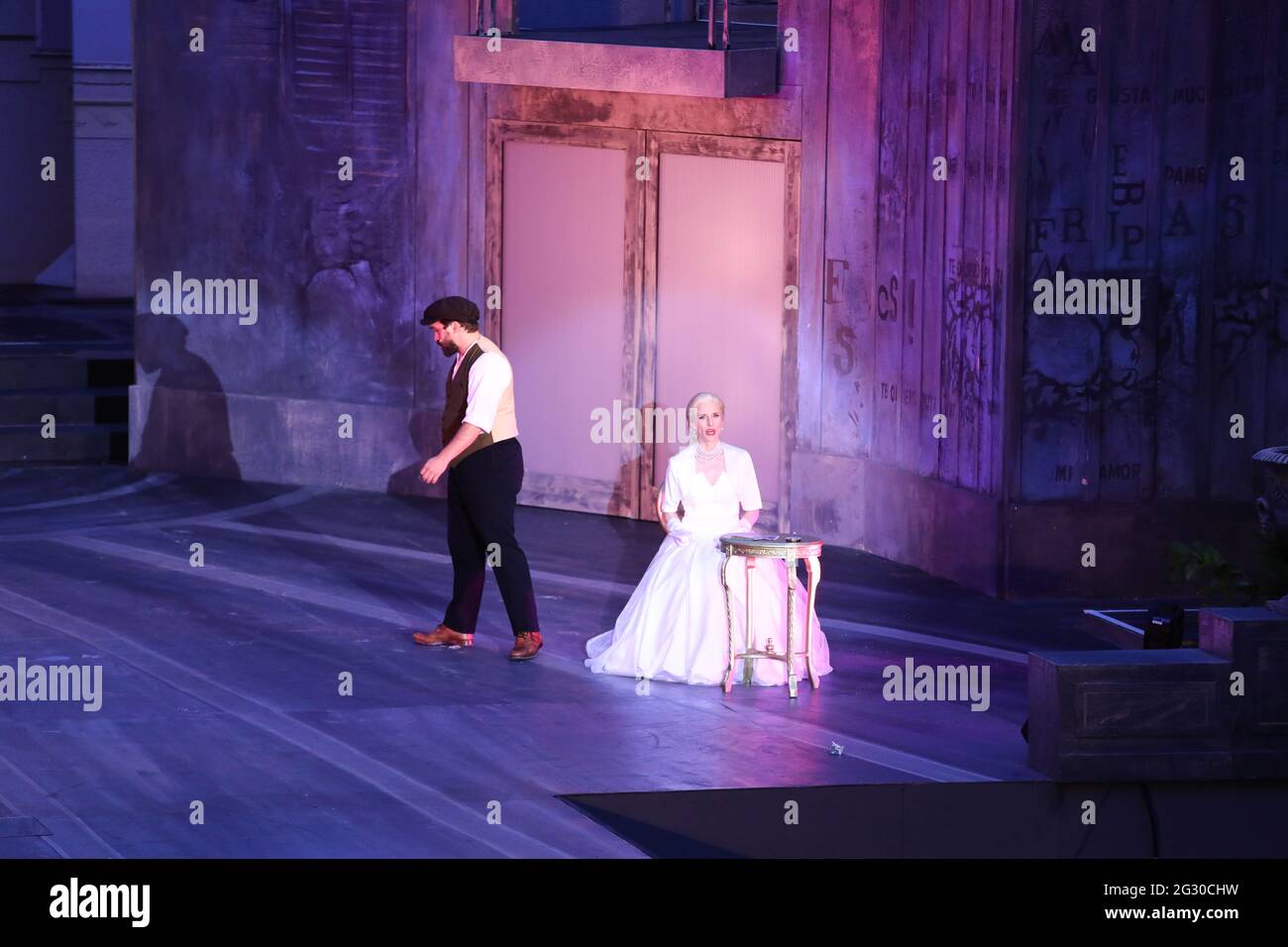 Premiere: Musical "Evita" , in den Hauptrollen Anna Gössi,Max Dollinger ...