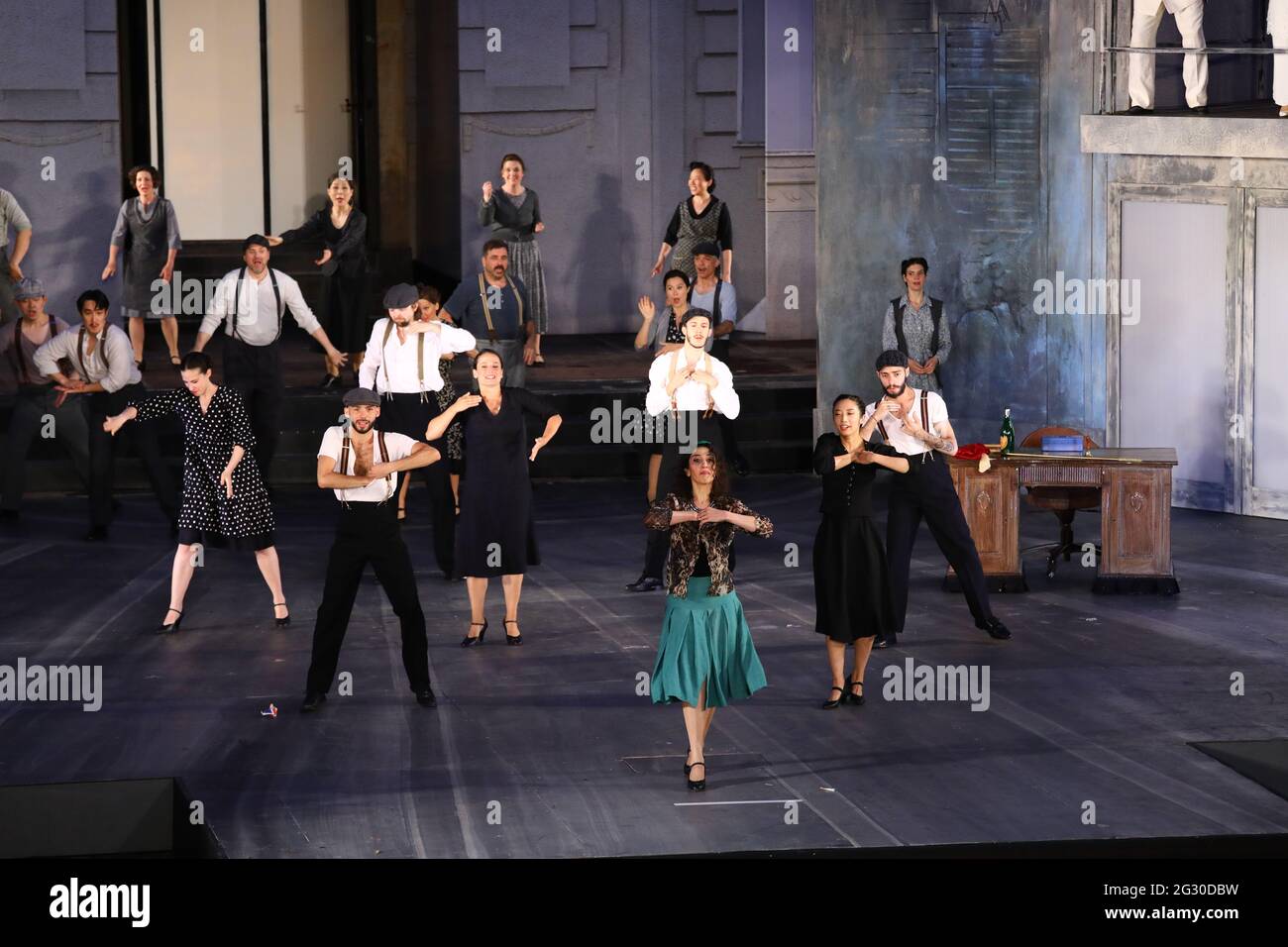 Premiere: Musical "Evita" , in den Hauptrollen Anna Gössi,Max Dollinger ...