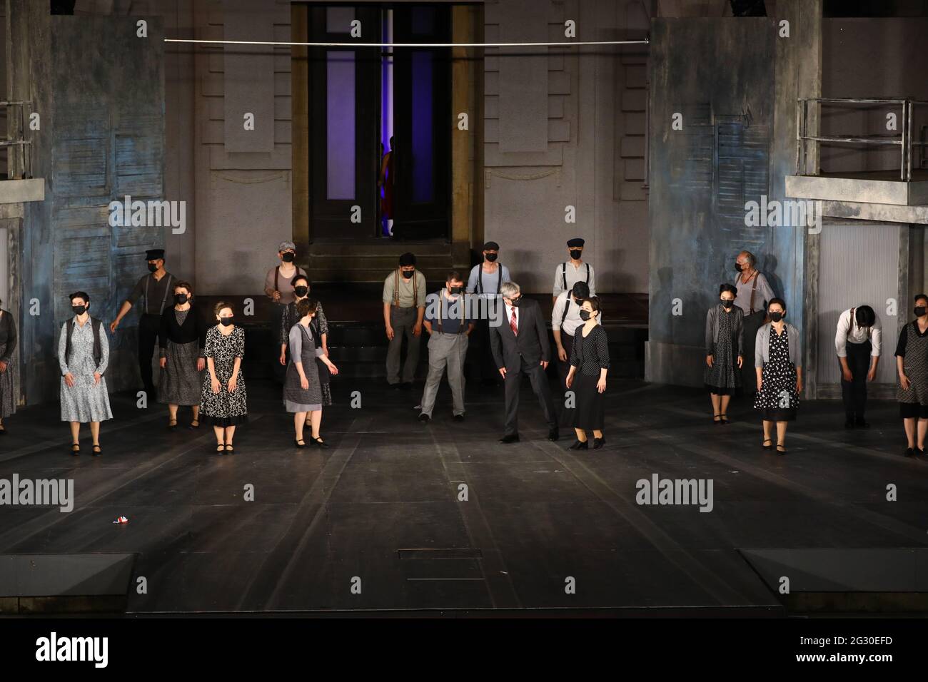 Premiere: Musical "Evita" , in den Hauptrollen Anna Gössi,Max Dollinger ...