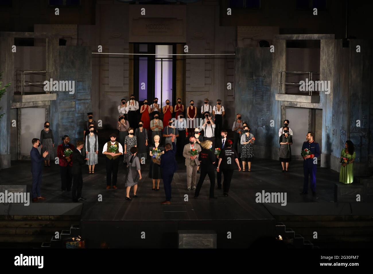 Premiere: Musical "Evita" , in den Hauptrollen Anna Gössi,Max Dollinger ...