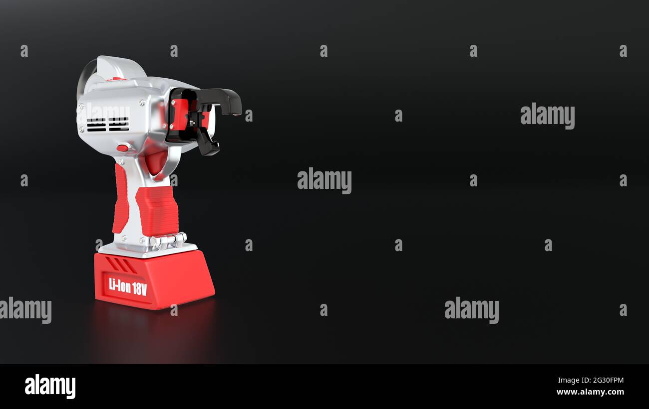 electrical rebar wire tier tool, cgi industrial 3D rendering Stock ...