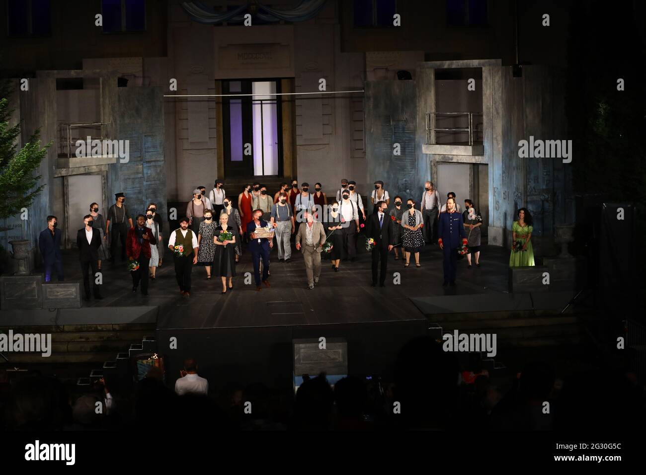 Premiere: Musical "Evita" , in den Hauptrollen Anna Gössi,Max Dollinger ...