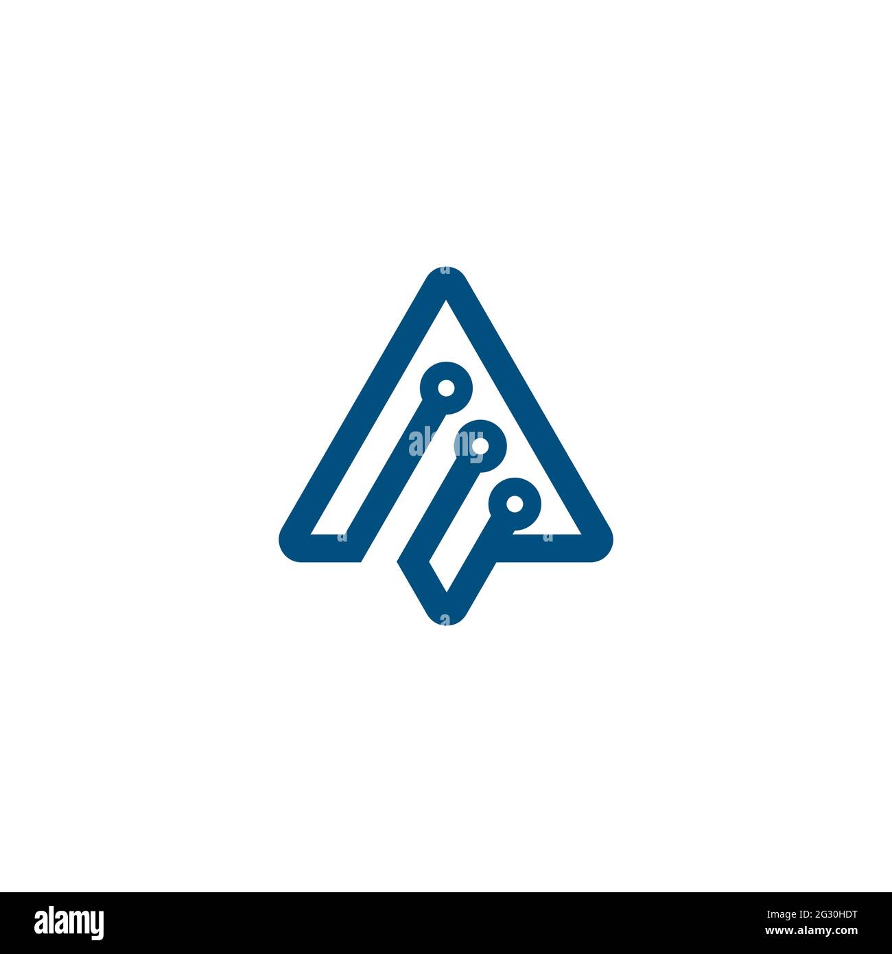 Tech a logo Stock Vector Images - Alamy