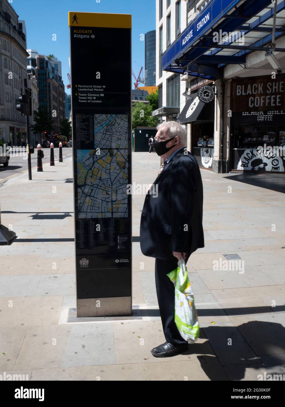 Aldgate london map hi-res stock photography and images - Alamy