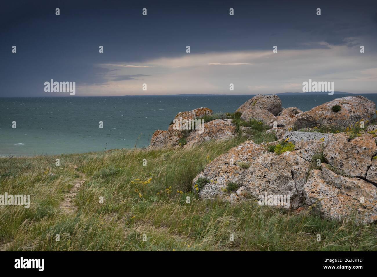 Scene sea azov in hi-res stock photography and images - Alamy