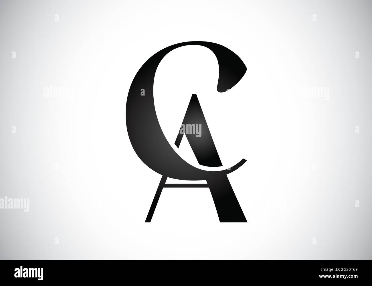 C A Initial Letter Logo design vector template, Graphic Alphabet Symbol ...
