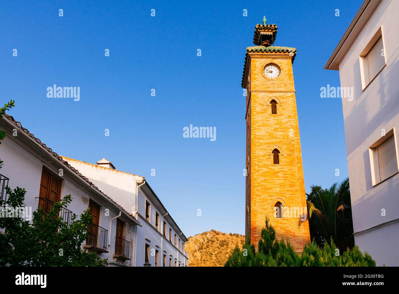 Old historic market street with brick buildings hi-res stock ...