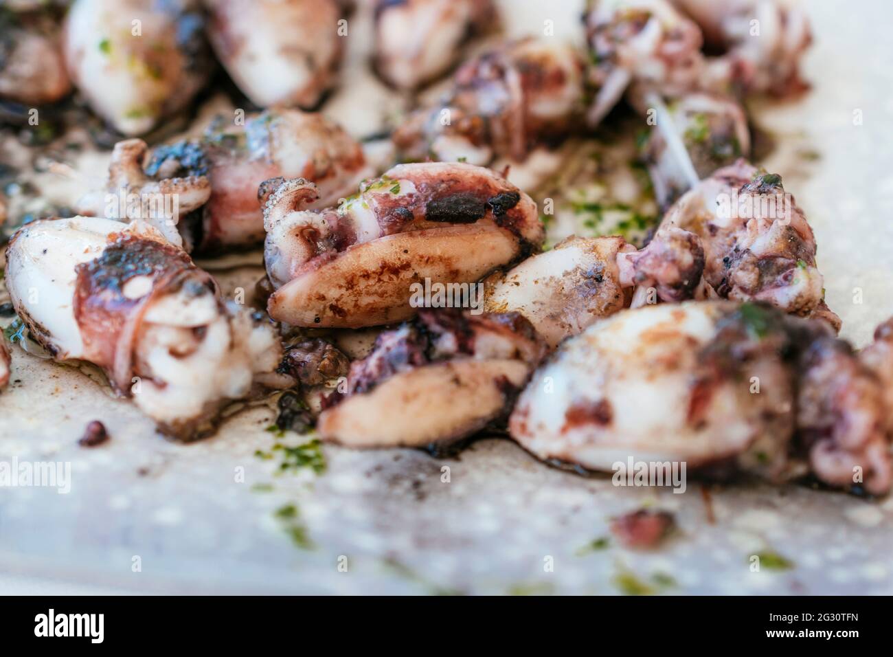 Chopitos grilled hi-res stock photography and images - Alamy