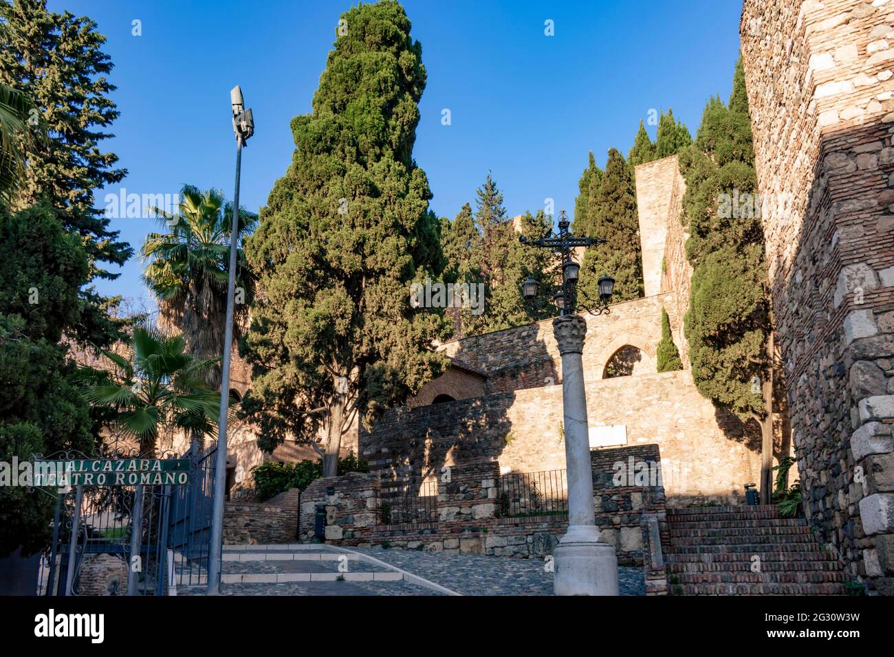 The Alcazaba is a palatial fortification in Málaga. It was built by the ...