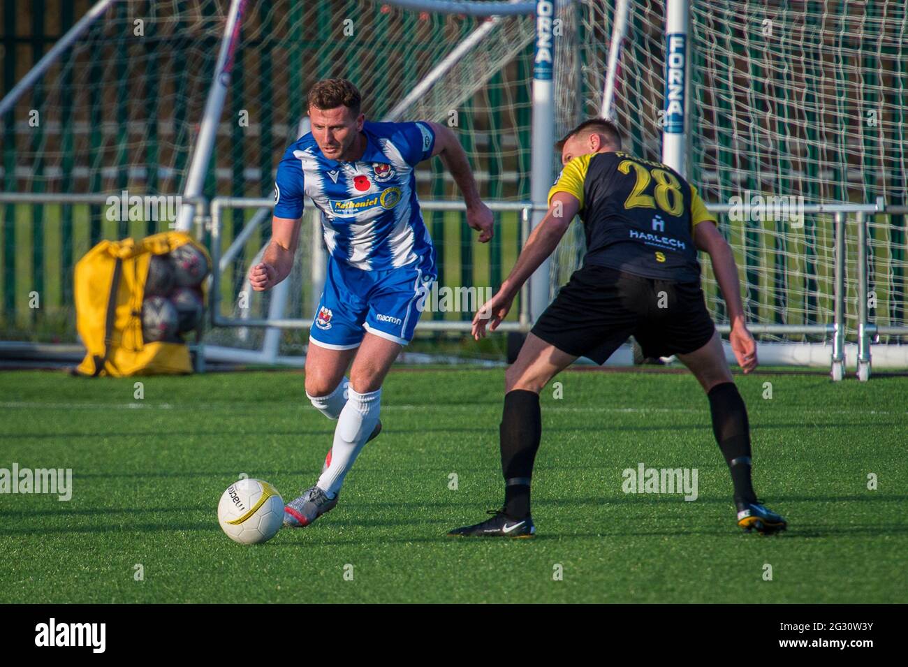 Bridgend, Wales 05 December 2020. JD Cymru Premier League match between ...