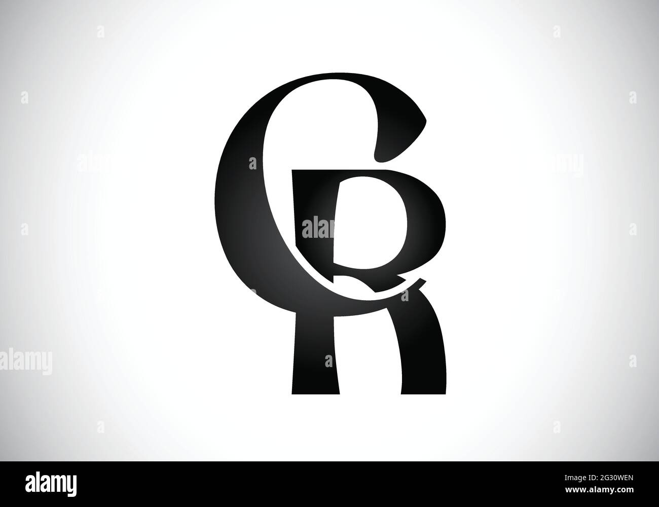 C R Initial Letter Logo design vector template, Graphic Alphabet Symbol ...