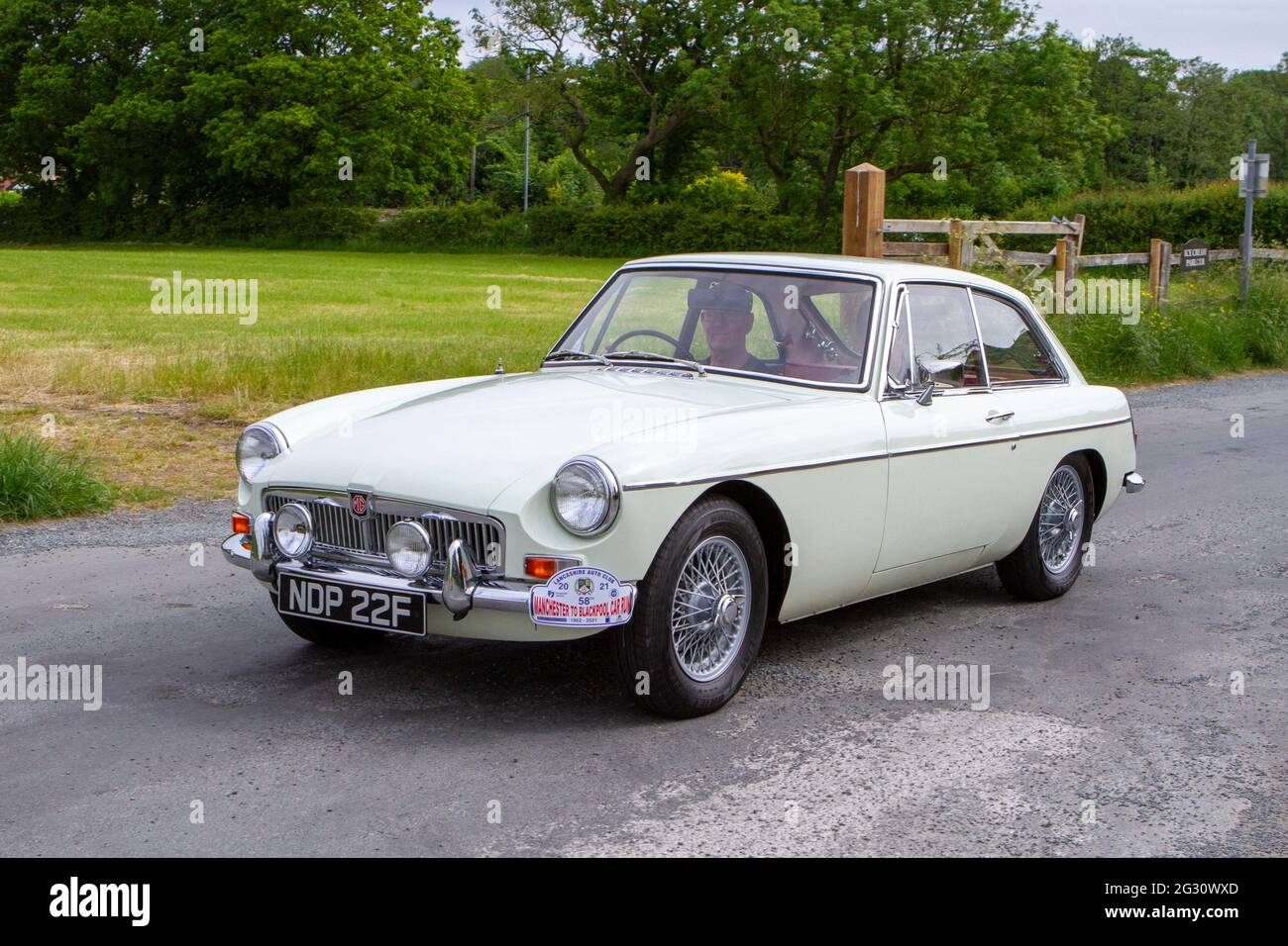 1968 60s white Mg B GT, MGB 1798cc at the 58th Annual Classic Car Run ...
