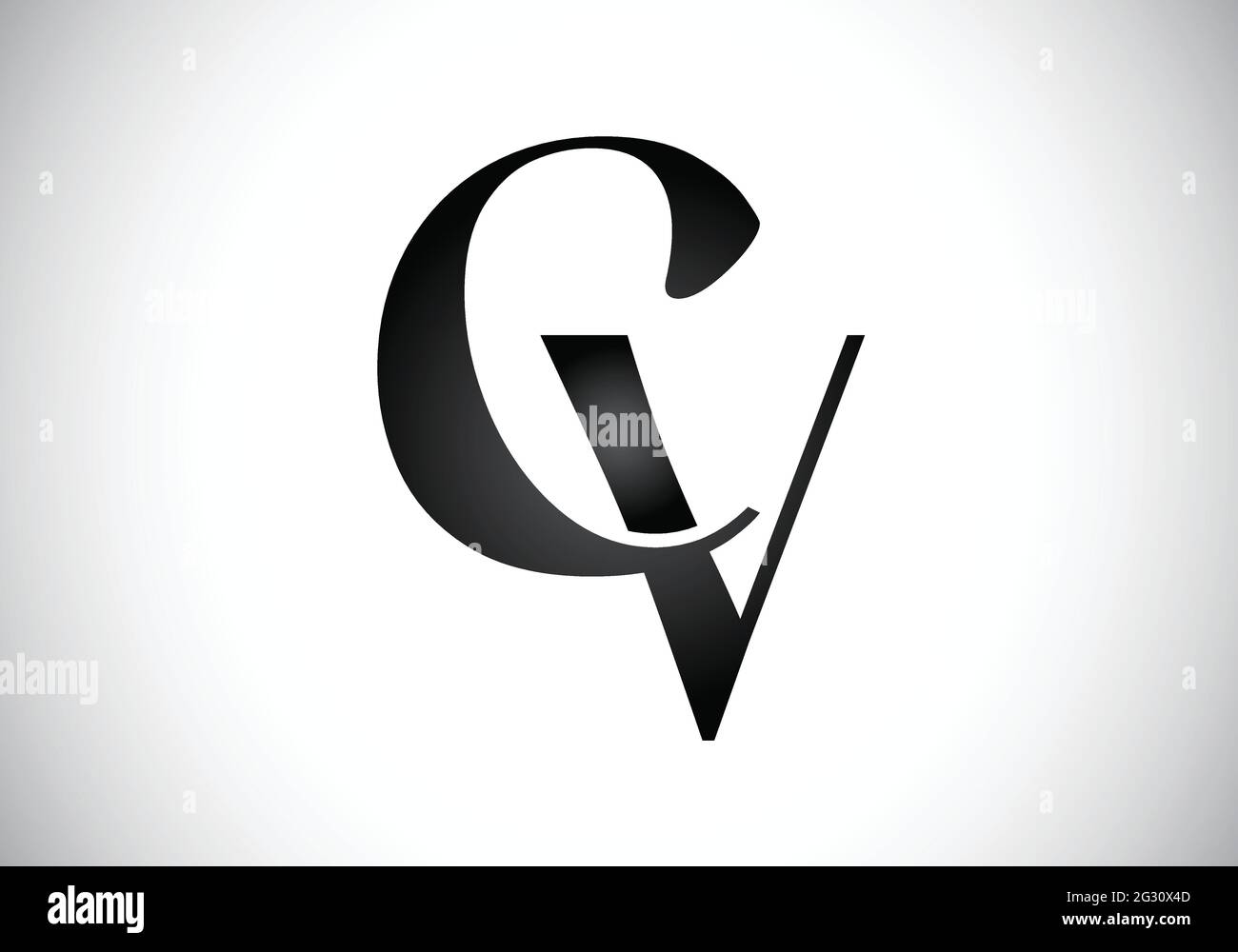 C V Initial Letter Logo design vector template, Graphic Alphabet Symbol ...