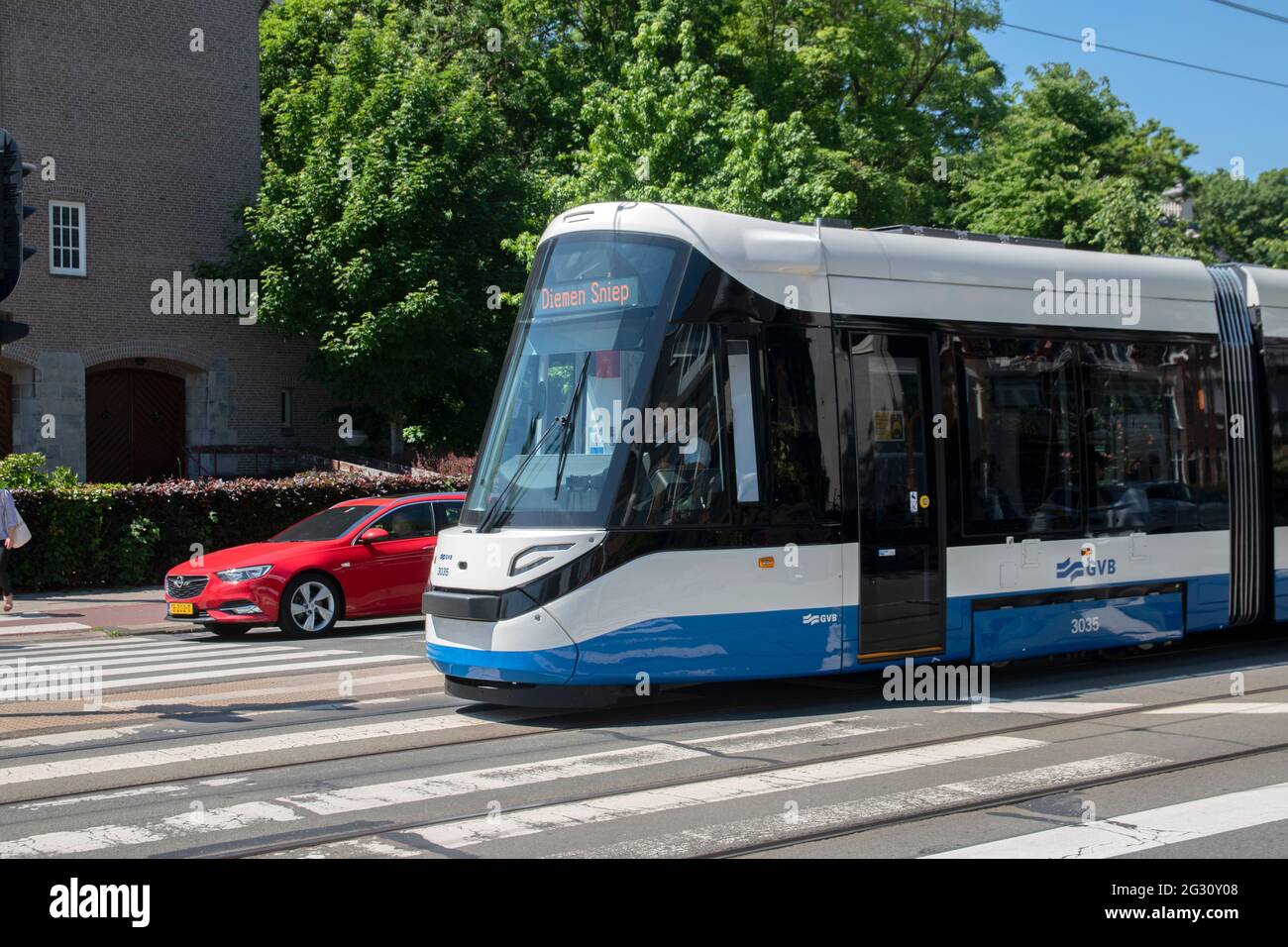 Tram 19 amsterdam netherlands hi-res stock photography and images - Alamy