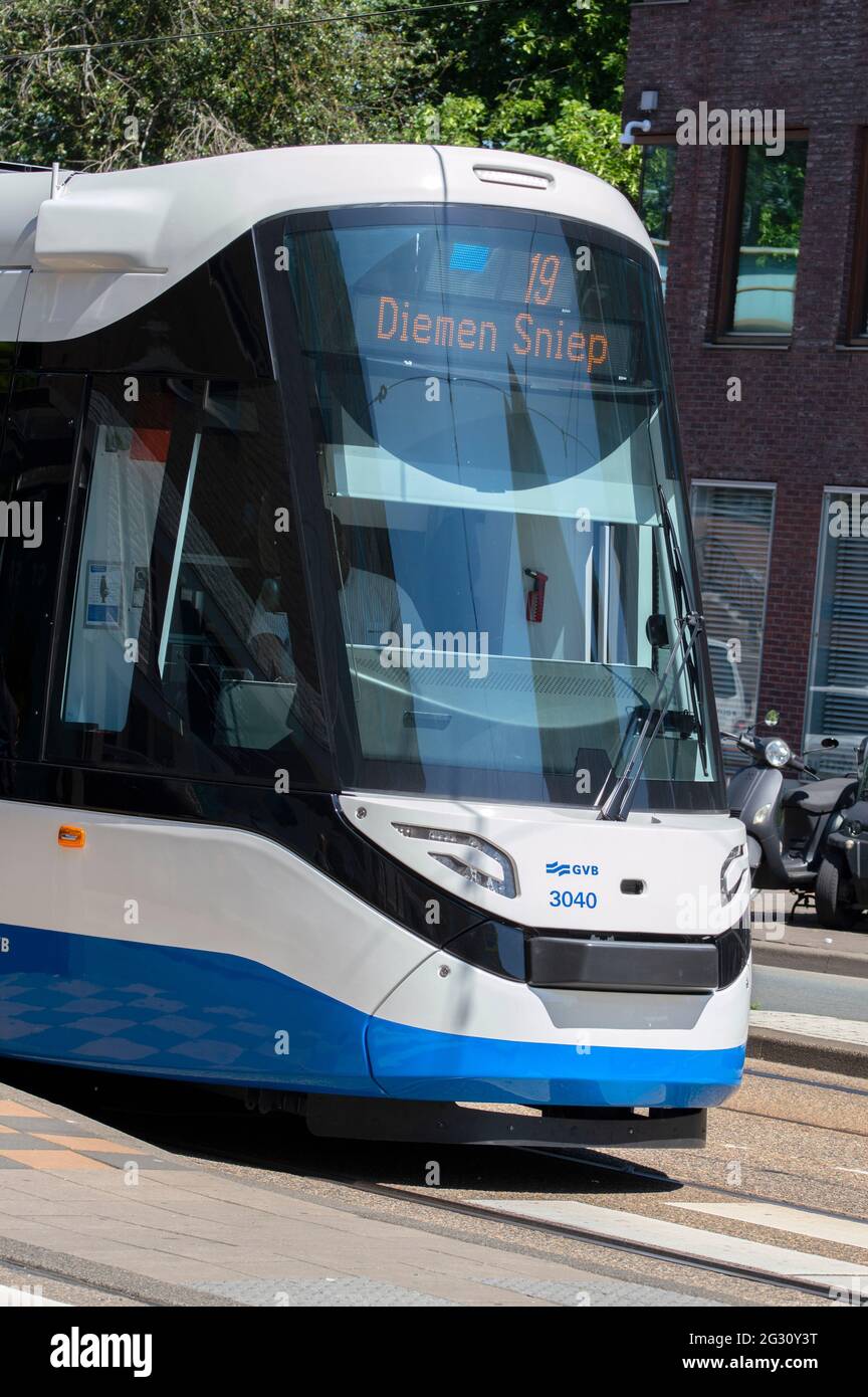 Tram 19 At Amsterdam The Netherlands 7-6-2021 Stock Photo - Alamy