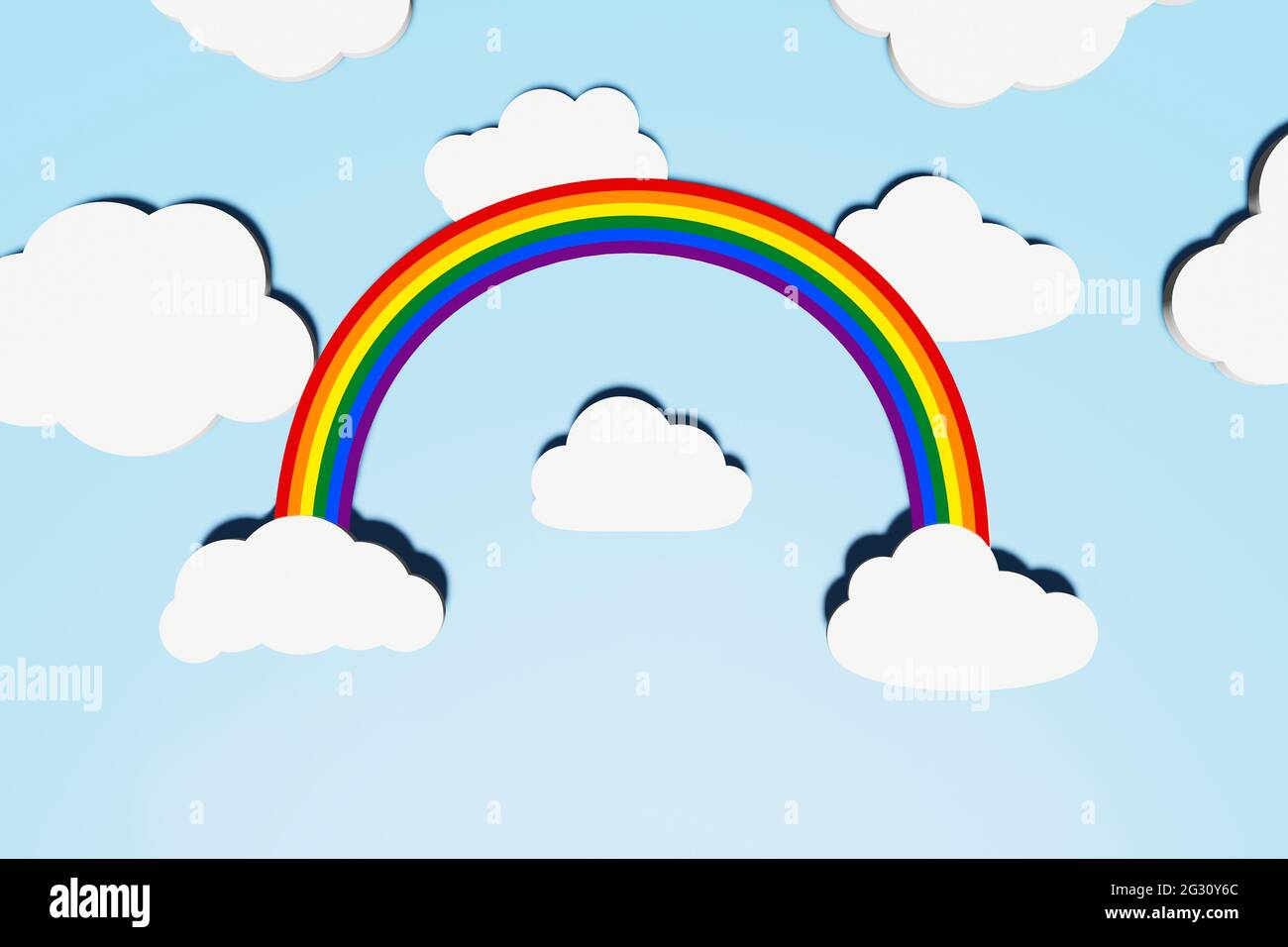 LGBT Pride concept. Abstract background with LGBT rainbow and different ...