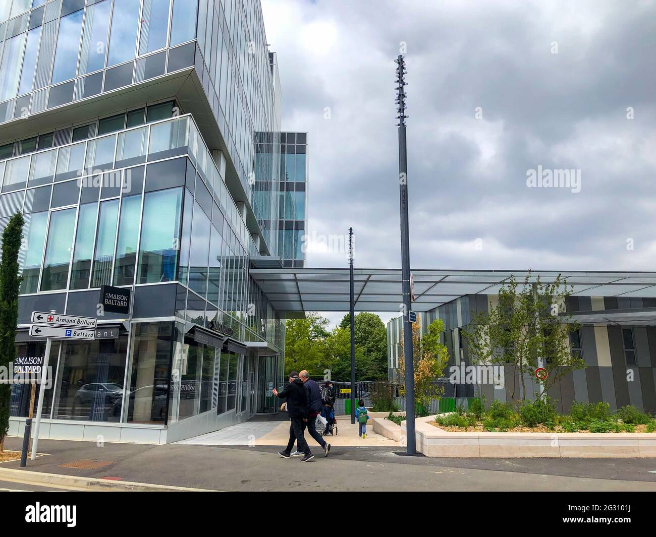 Paris, France, Suburbs, Nogent-sur-Marne, Street Scenes, Modern ...