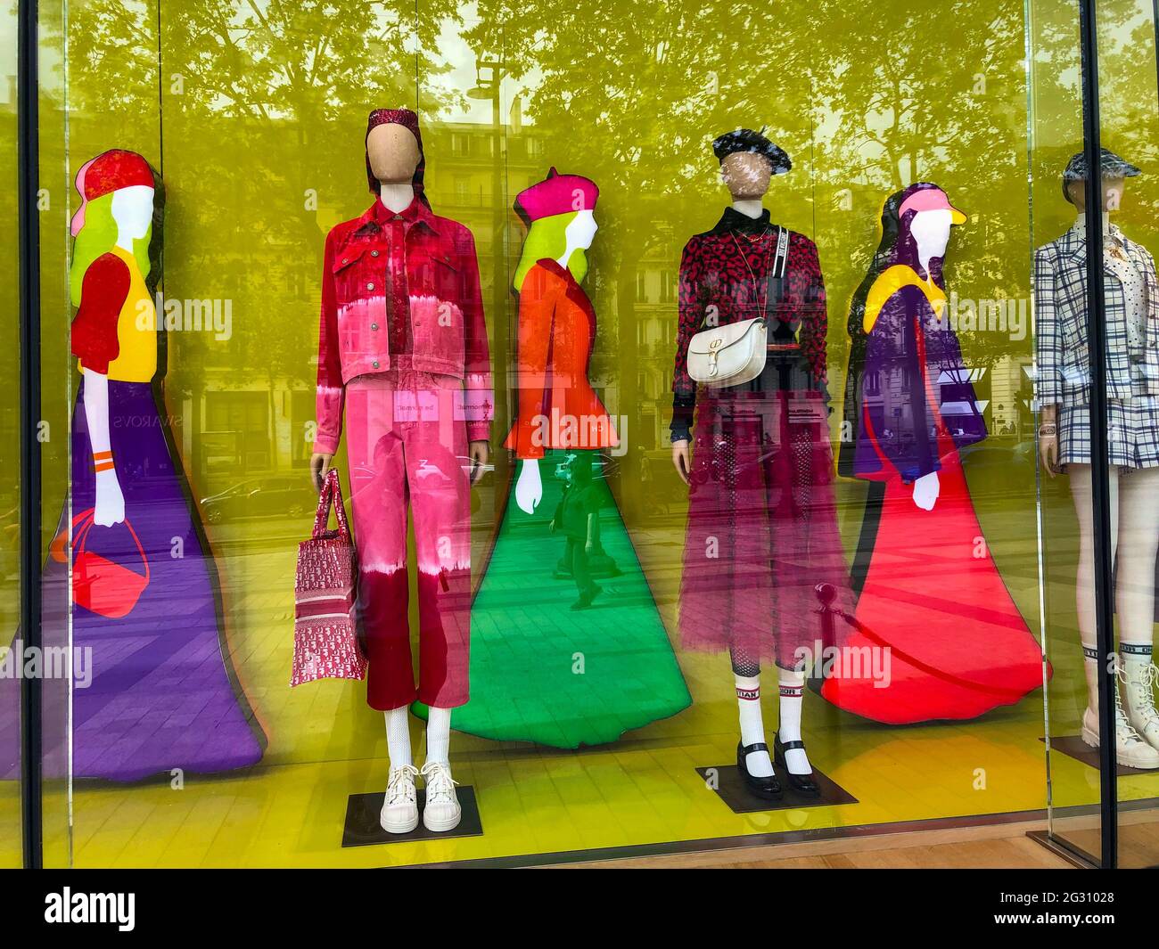 Paris, France, Luxury Shopping, Christian Dior Store Front, Champs ...