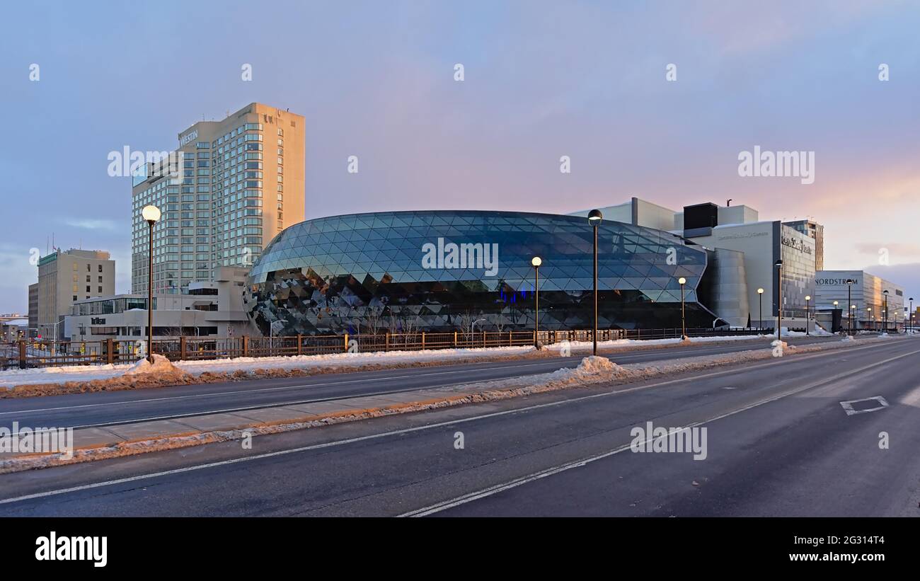 Modern architecture of The Shaw Centre, formerly the Ottawa Convention ...