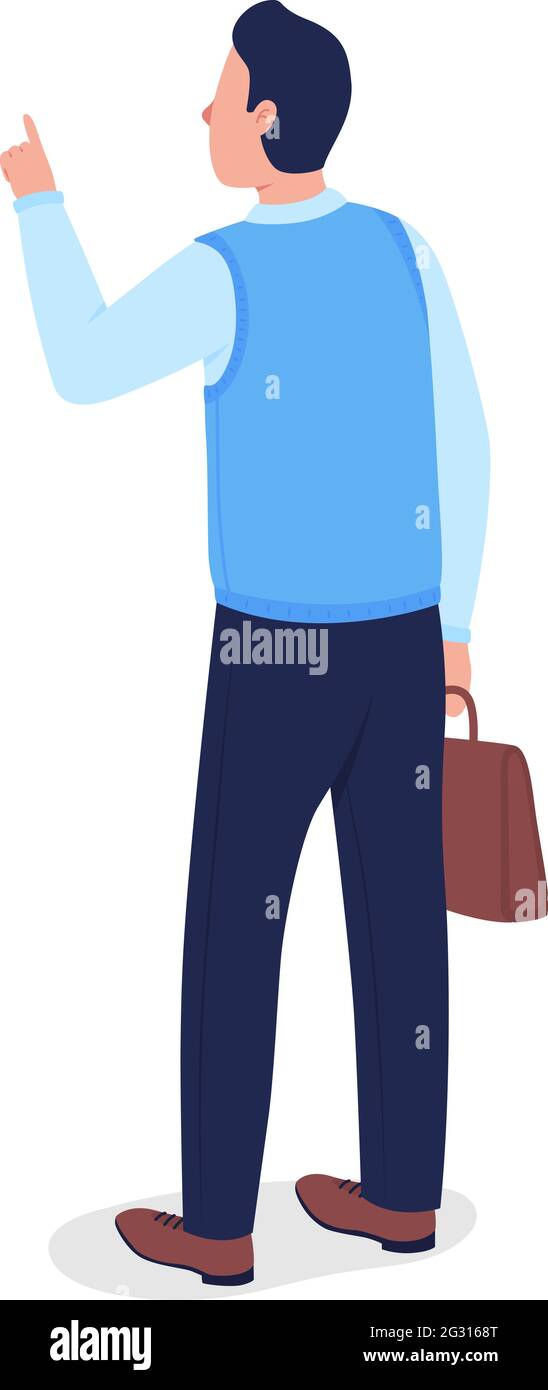 Job hunter semi flat color vector character Stock Vector Image & Art ...