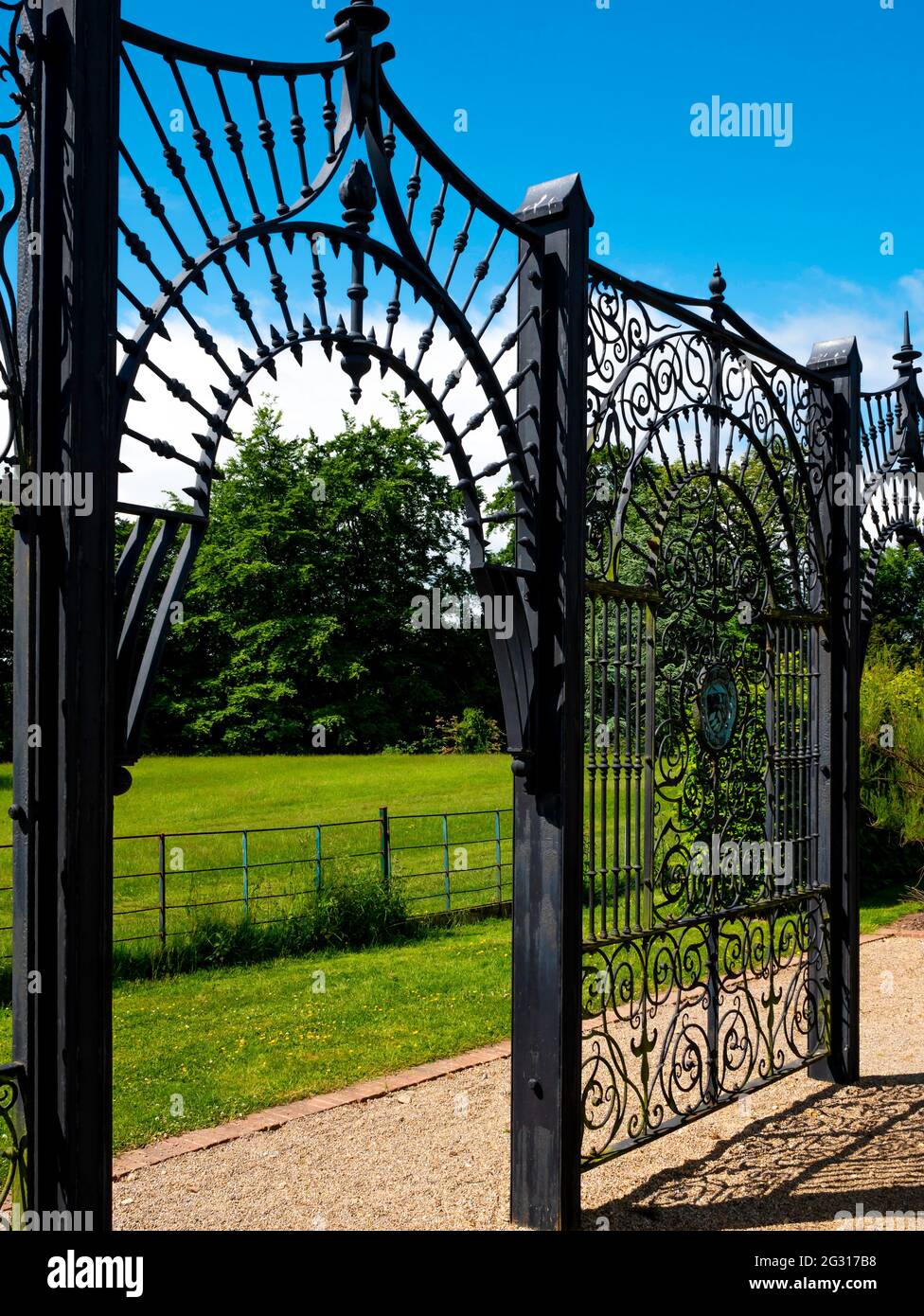 Wrought iron gates brought to Wynyard by Lady Frances Anne from the ...