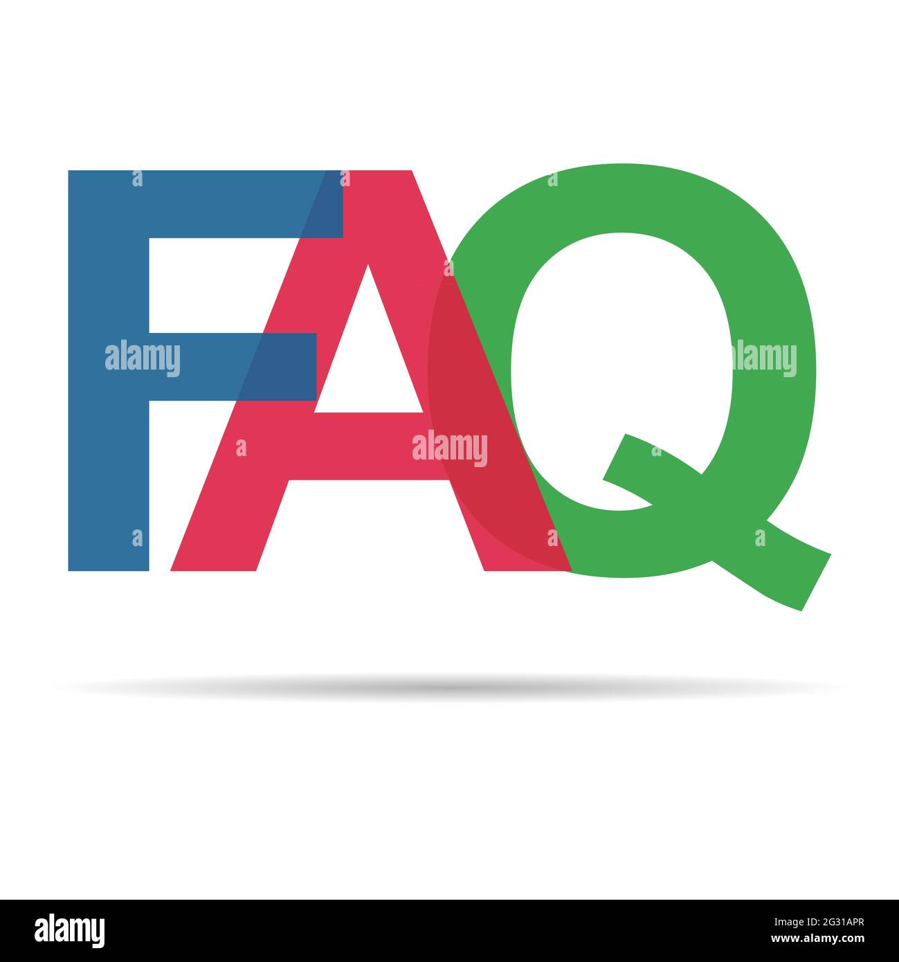 FAQ, frequently asked questions vector icon. Information speech bubble ...
