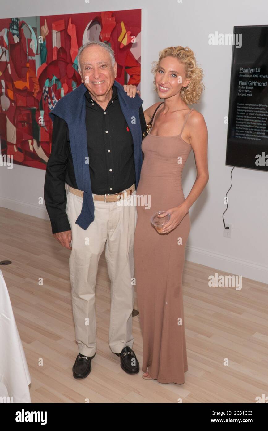 Ralph Lerner and Drue de Milo attend Tethys Art Gallery Opening of ...