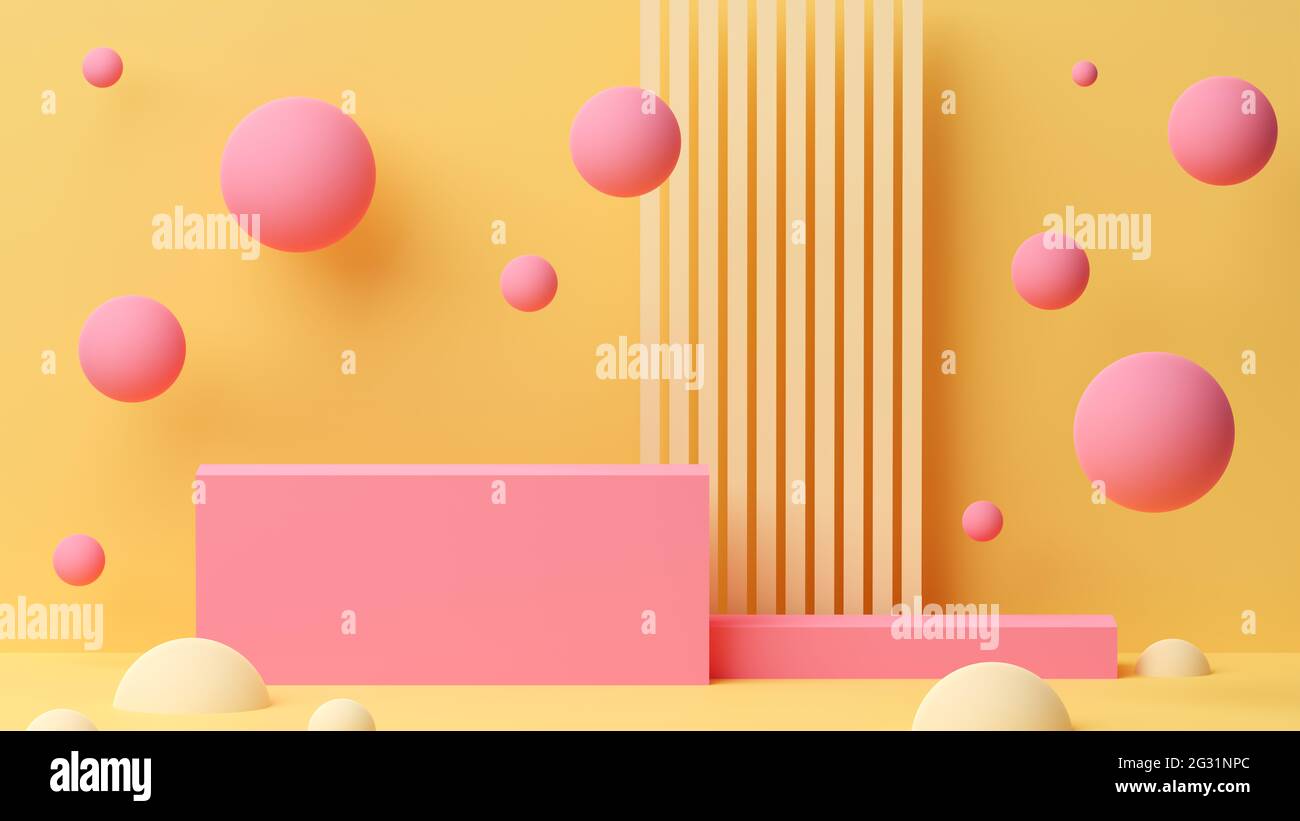 Pink shapes hi-res stock photography and images - Alamy