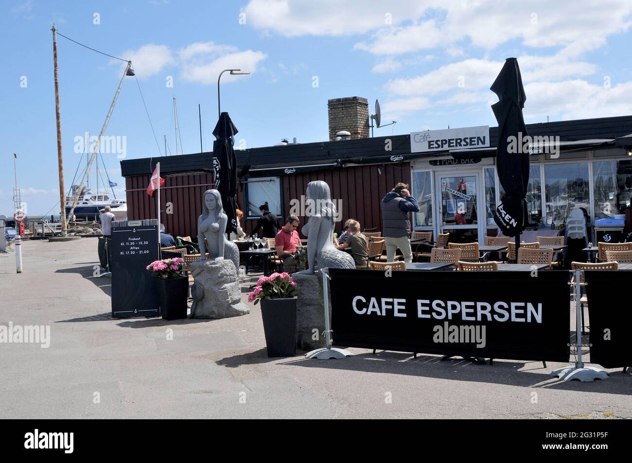 Dragor / Denmark. 13 June 2021,Danes enjoy sun shine wweather and out ...
