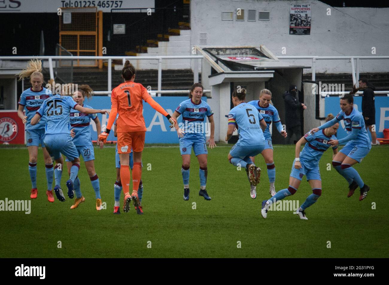 Bath, England 13 December 2020. Barclays FA Womens Super League match ...