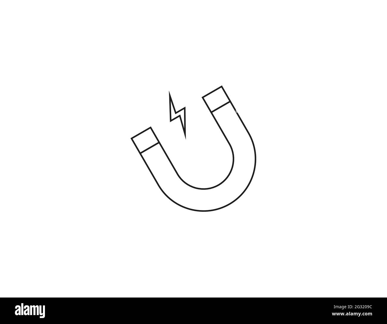 Magnetic north pole Stock Vector Images - Alamy