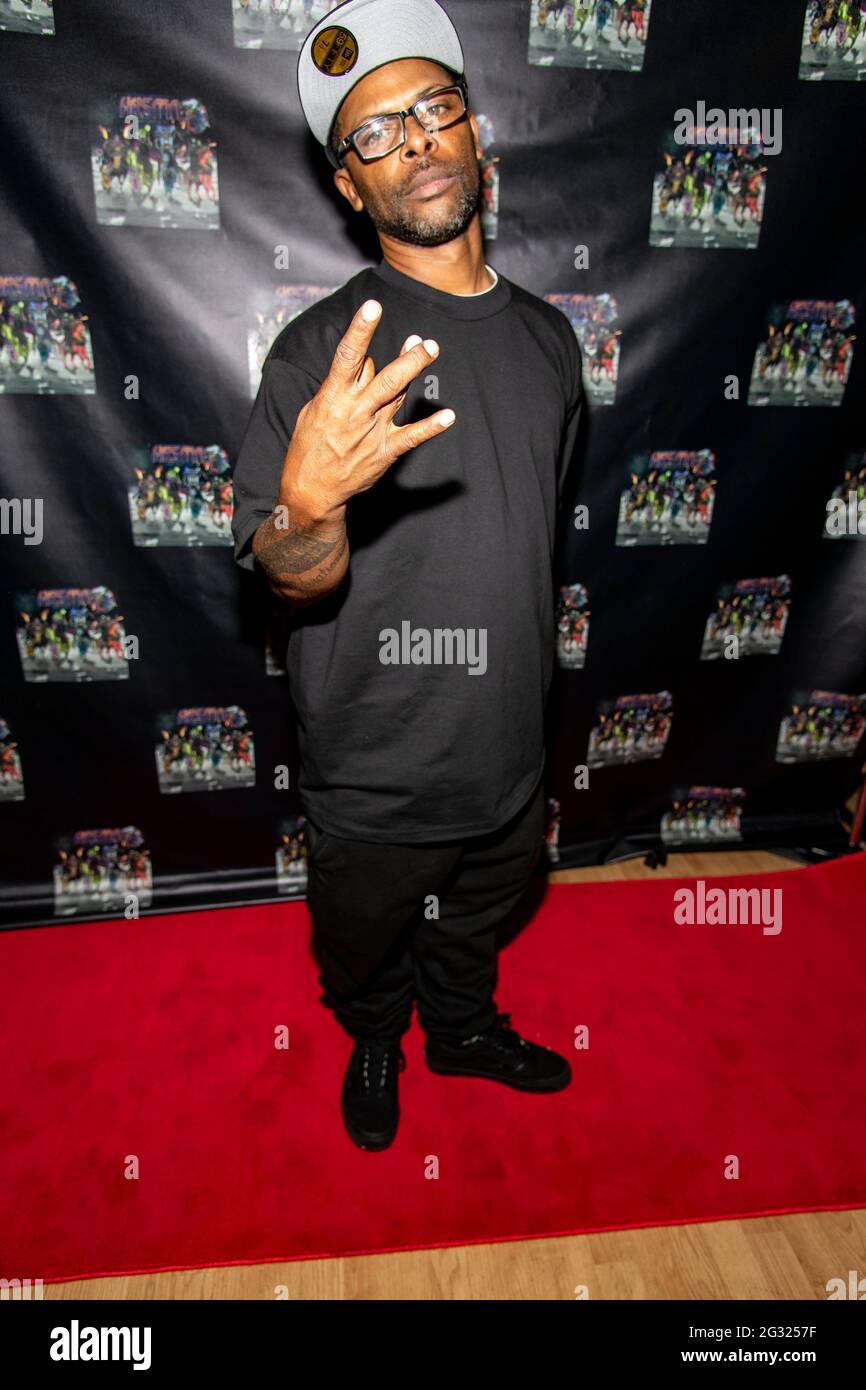DJ Cell attends The Official Listening Party for HRSMN "The Last Ride ...