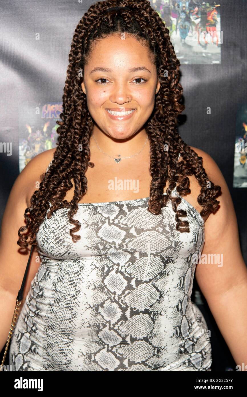 Carmen Carter attends The Official Listening Party for HRSMN "The Last Ride" at The Grid Studios ...