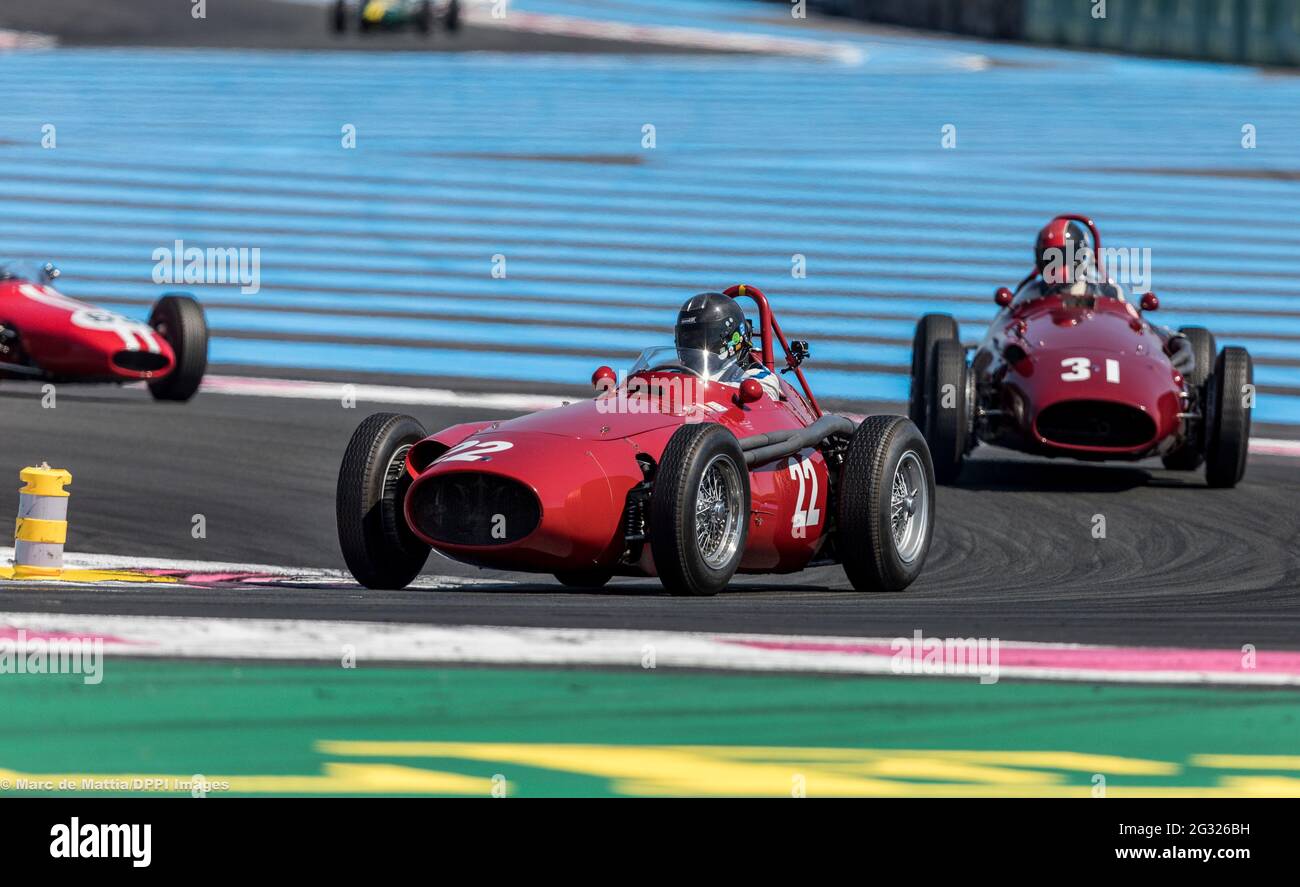 22 HART Steve (GRB), Maserati 250F CM7-2494cc 1958 action during the ...